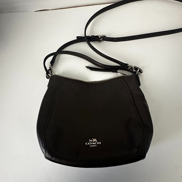 Coach | Bags | Coach 2way Small Hobo Zipper Top Shoulder Bag Signature ...